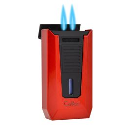 Colibri Slide Double Jet Lighter Red