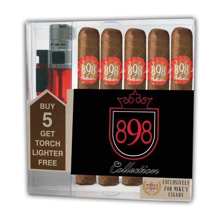 898 Collection Collection With Lighter Natural - Mike's Cigars