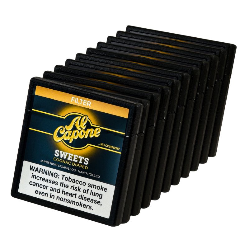 Al Capone Sweets Cognac Filter 10 Natural - Mike's Cigars