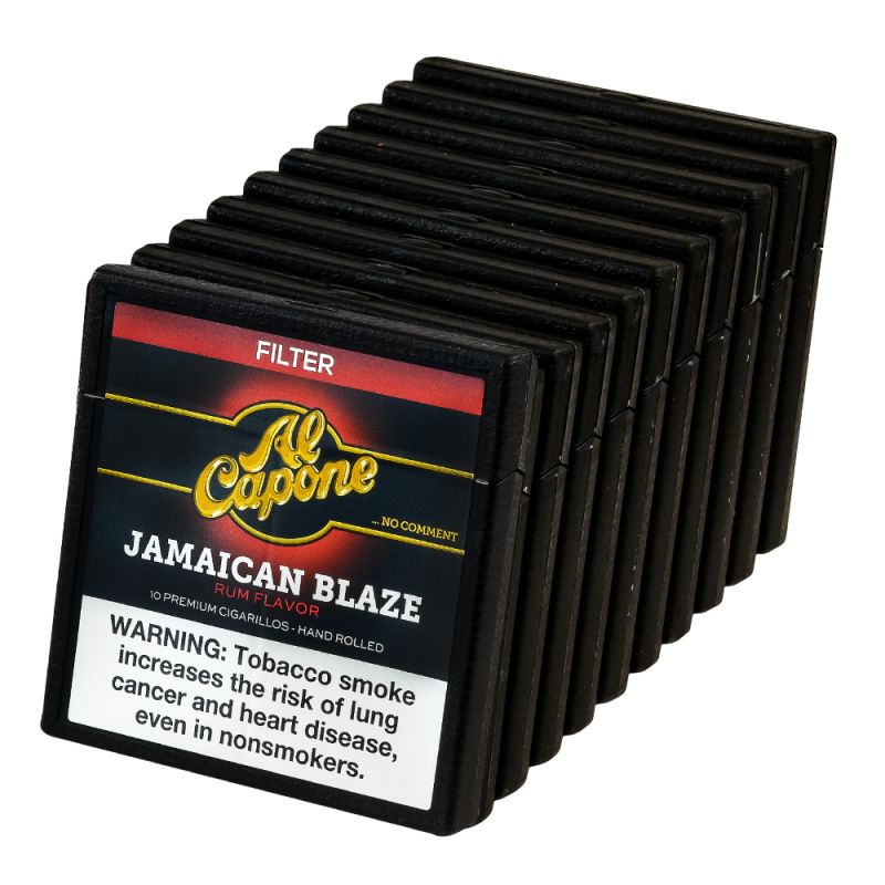 Al Capone Jamaican Blaze Filter 10 Natural - Mike's Cigars