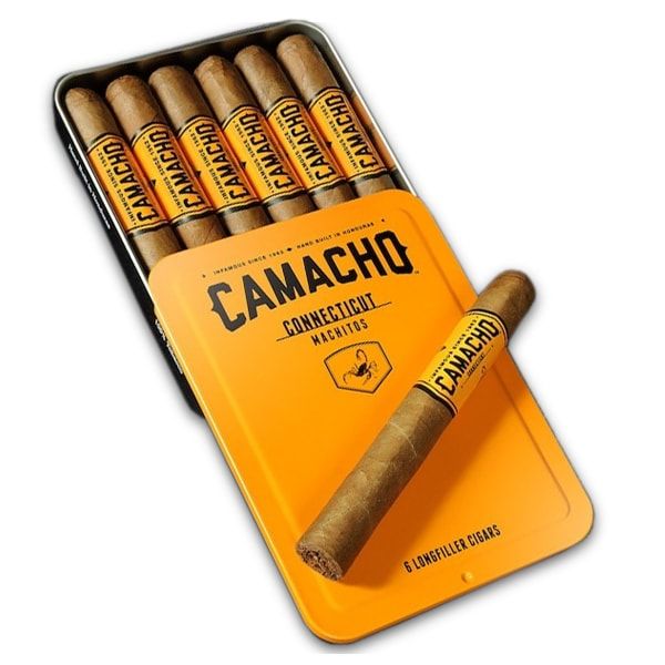 Camacho Connecticut Machitos 6 Natural - Mike's Cigars