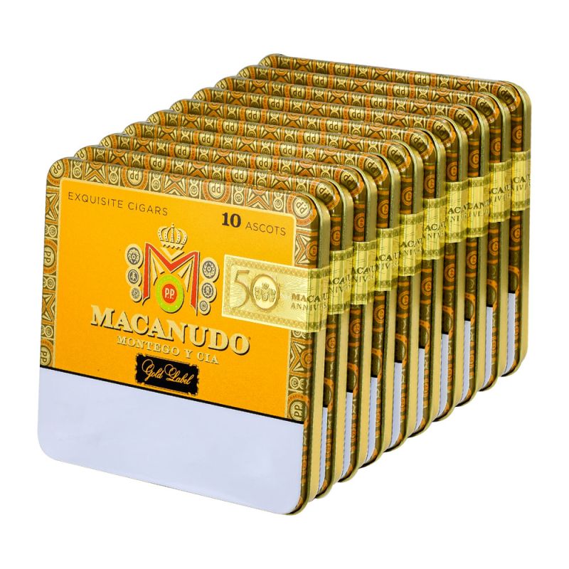 Macanudo Gold Label Ascot 10 Natural - Mike's Cigars