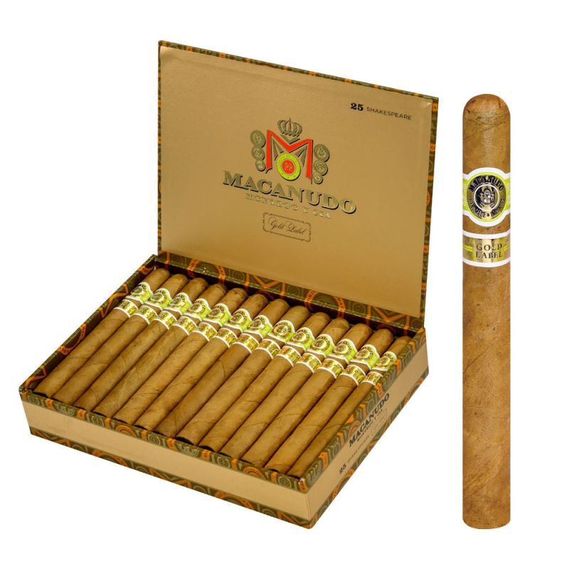 Macanudo Gold Label Shakespeare Natural - Mike's Cigars