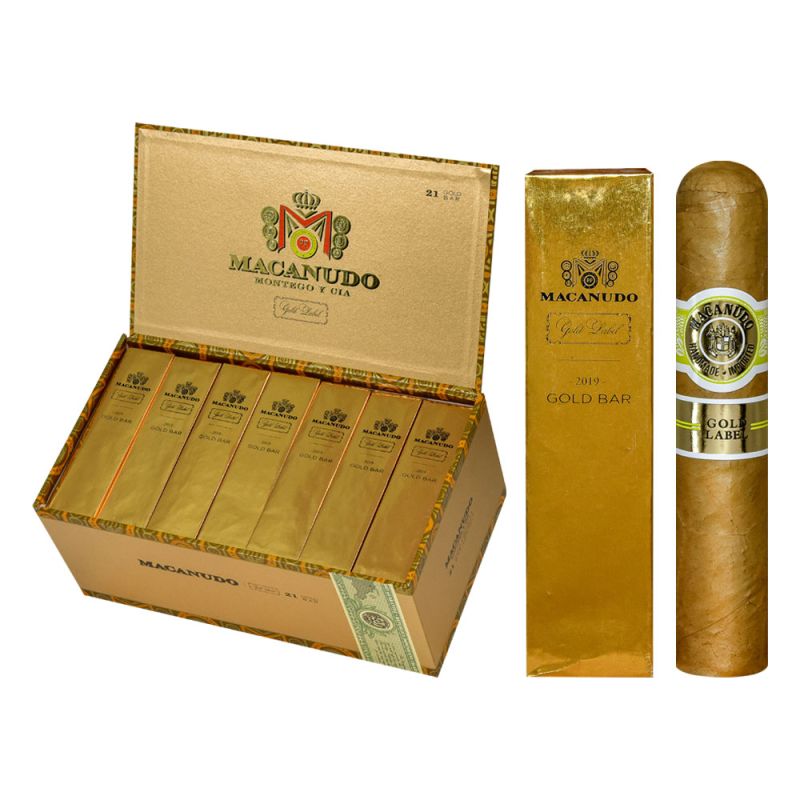Macanudo Gold Label Gold Bar Natural - Mike's Cigars