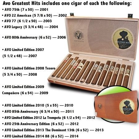 Avo Greatest Hits 2001-2014 - Mike's Cigars