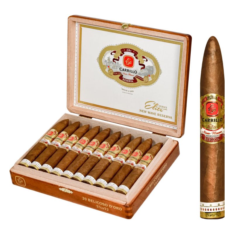EP Carrillo New Wave Reserva Belicoso D'oro Natural - Mike's Cigars