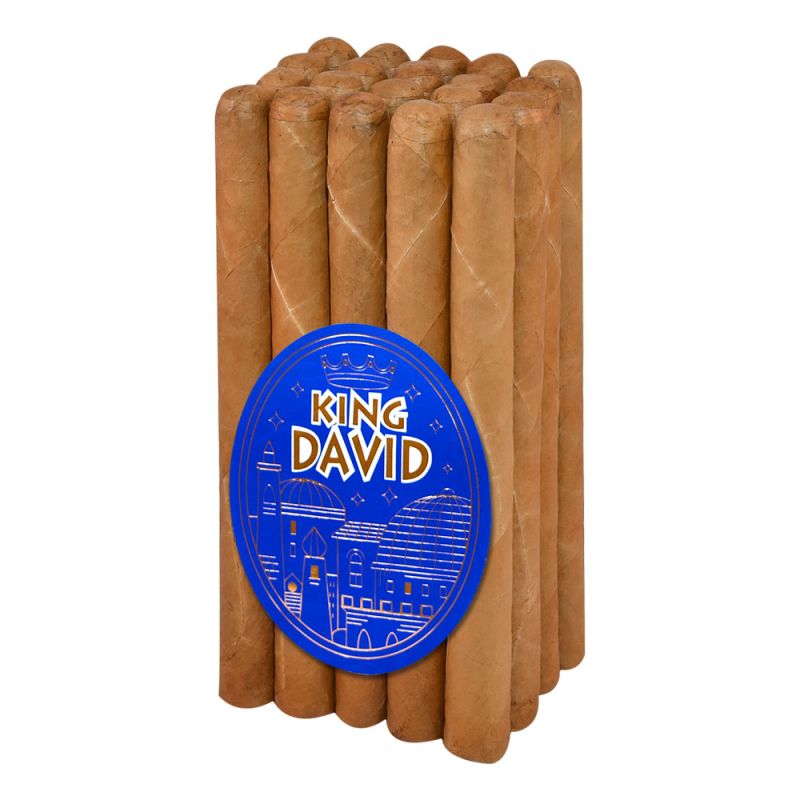 King David Blue Churchill Natural - Mike's Cigars