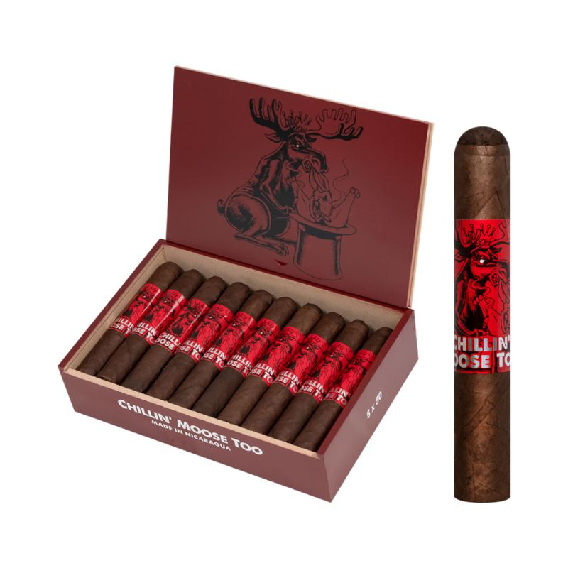 Chillin Moose Too Robusto Maduro - Mike's Cigars