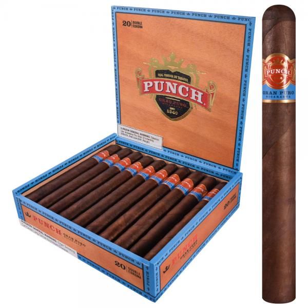 Punch Gran Puro Nicaragua 7 1/2 x 54 - Double Corona Maduro - Mike's Cigars