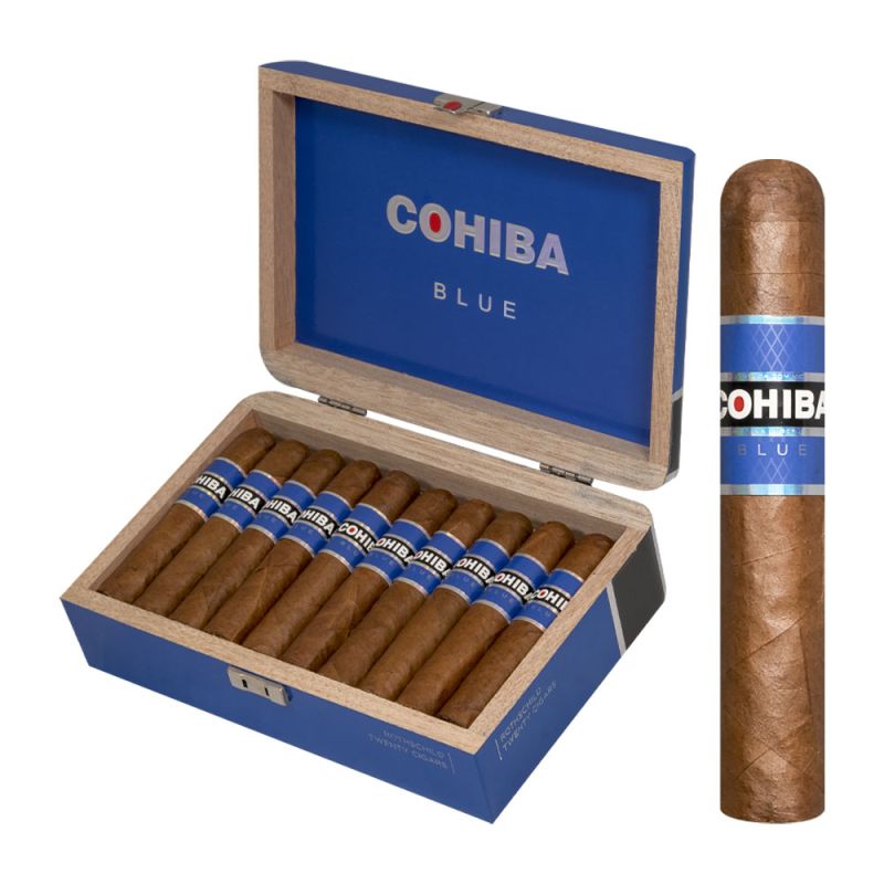 Cohiba Blue 4 1/2 x 50 - Rothschild Natural - Mike's Cigars