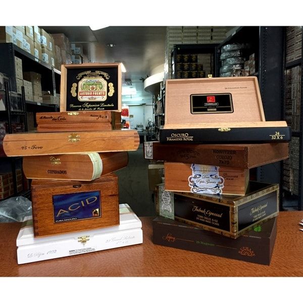 Empty Wood Cigar Boxes - Mike's Cigars