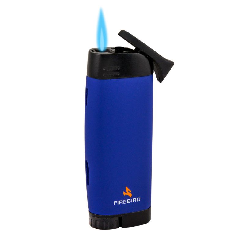 Colibri Firebird Fusion Single Torch Lighter Blue - Mike's Cigars