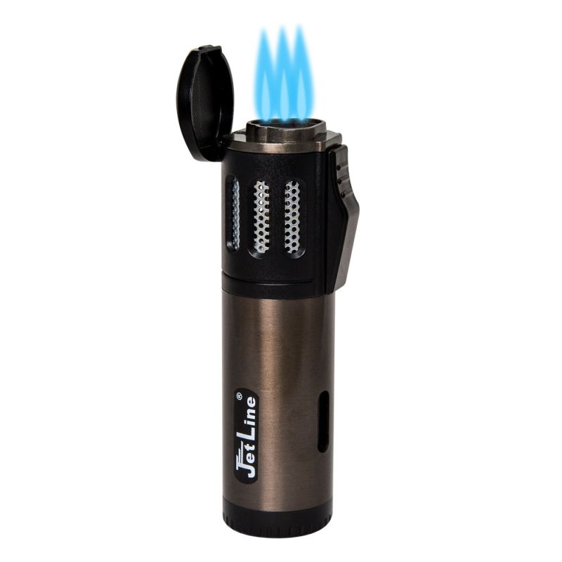 Jetline Aspen Triple Torch Lighter Gunmetal