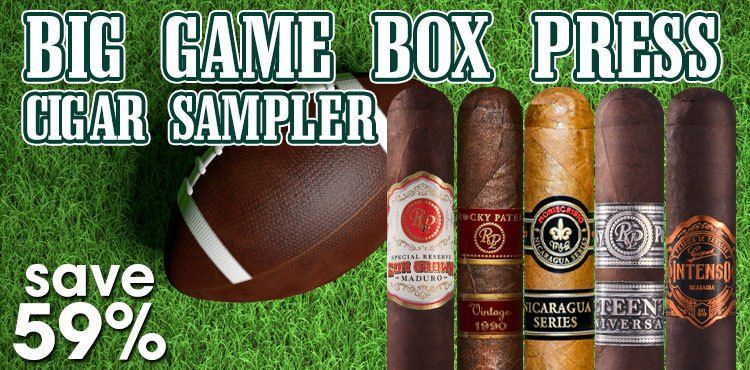 Big Game Box Press Cigar Sampler - Mike's Cigars