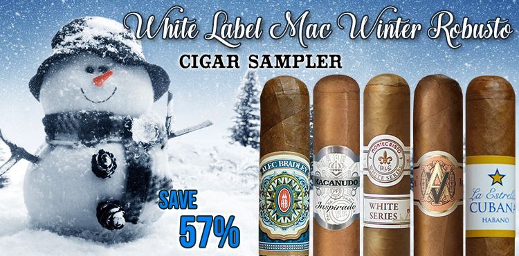 White Label Mac Winter Robusto Cigar Sampler - Mike's Cigars