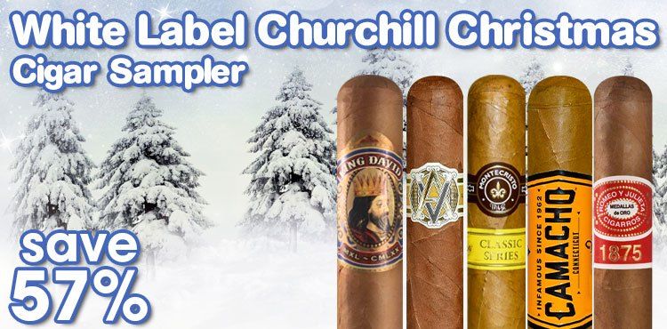 White Label Churchill Christmas Cigar Sampler - Mike's Cigars