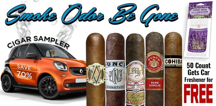 Smoke Odor Be Gone Cigar Sampler - Mike's Cigars