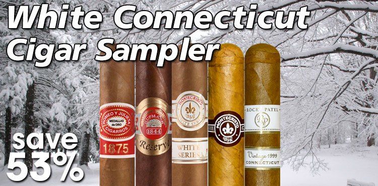 White Connecticut Cigar Sampler - Mike's Cigars