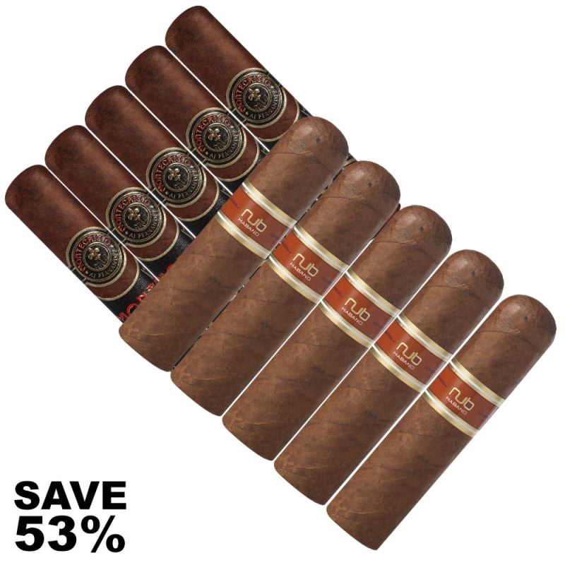 Double Stack Monte AJ vs Nub Habano Shorts - Mike's Cigars