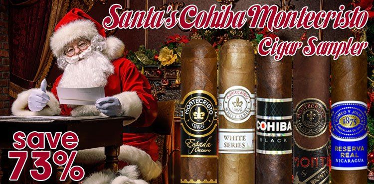Santa's Cohiba Montecristo Cigar Sampler - Mike's Cigars