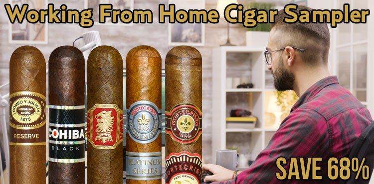 Working From Home Cigar Sampler