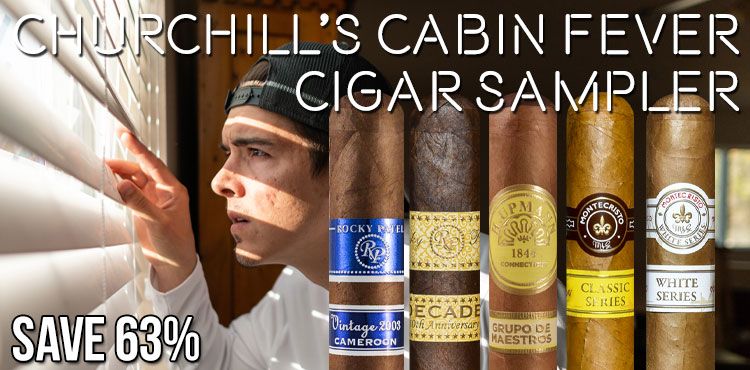 Churchill's Cabin Fever Cigar Sampler - Mike's Cigars