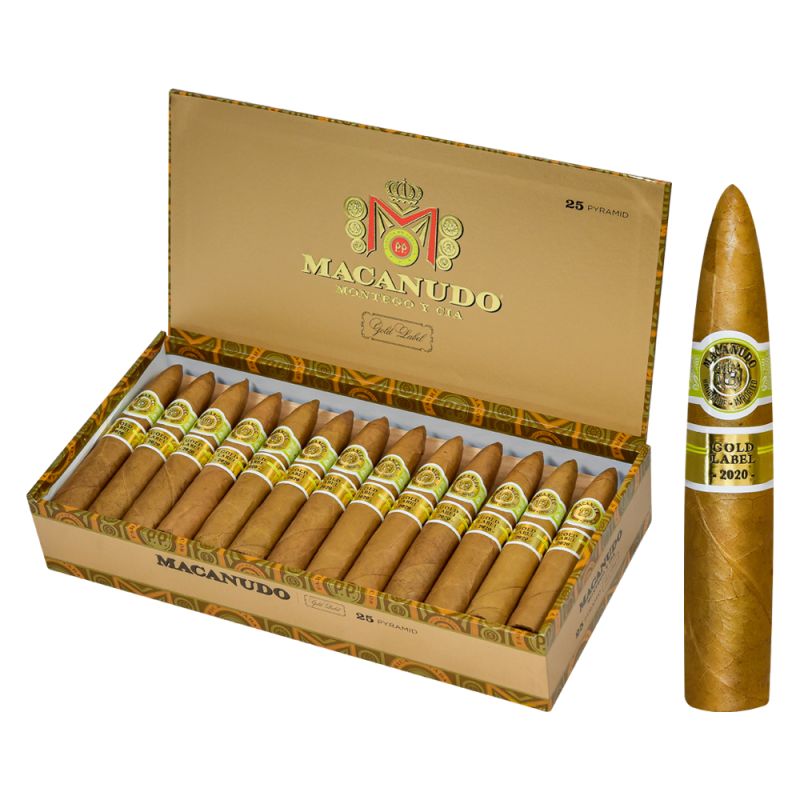 Macanudo Gold Label Gold Pyramid Natural - Mike's Cigars