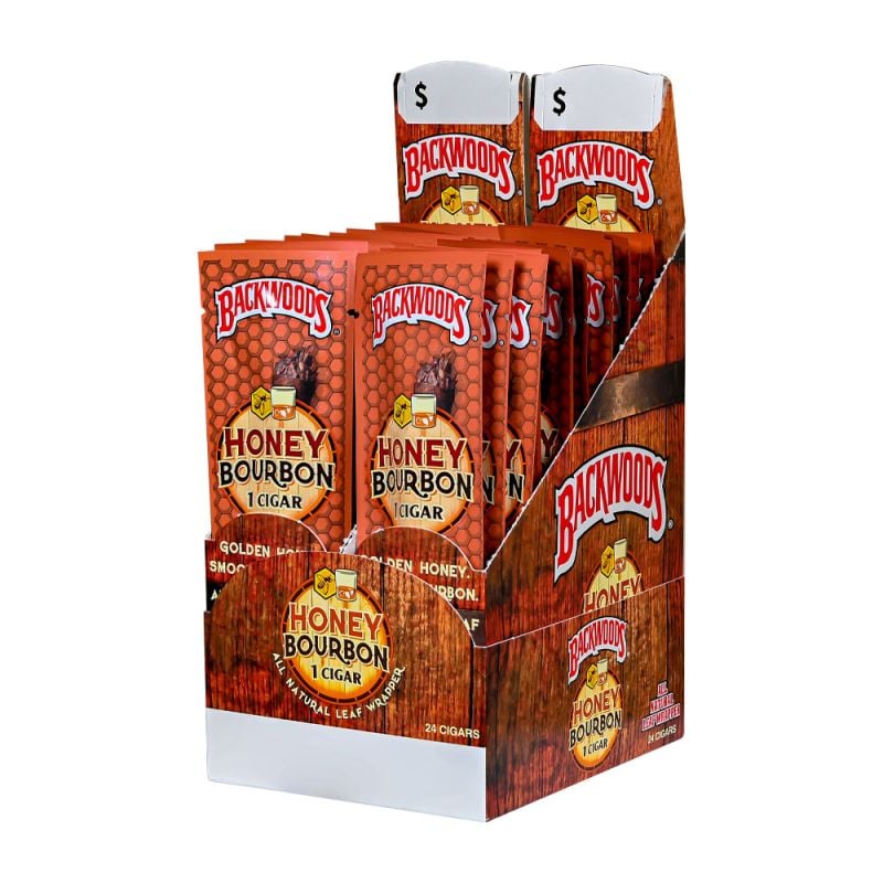 Backwoods Honey Bourbon (single) Natural - Mike's Cigars