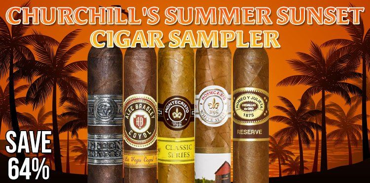 Churchill's Summer Sunset Cigar Sampler - Mike's Cigars