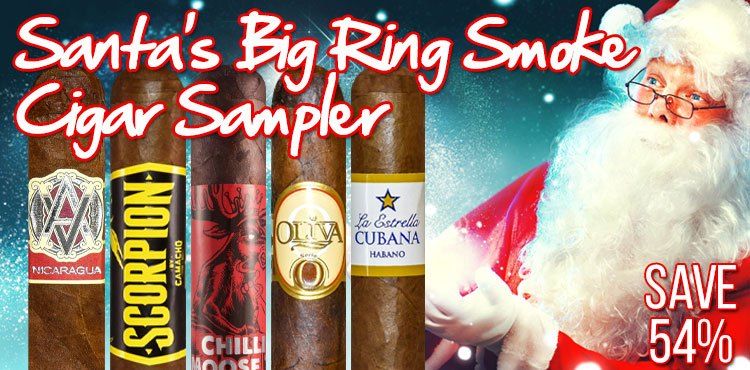 Santa's Big Ring Smoke Cigar Sampler - Mike's Cigars