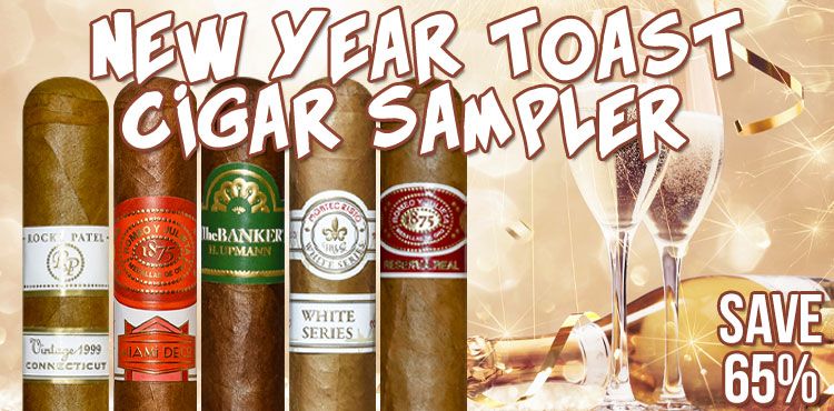 New Year Toast Cigar Sampler - Mike's Cigars