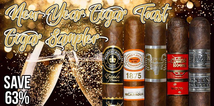 New Year Cigar Toast Cigar Sampler - Mike's Cigars