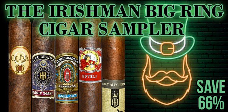 The Irishman Big Ring Cigar Sampler - Mike's Cigars