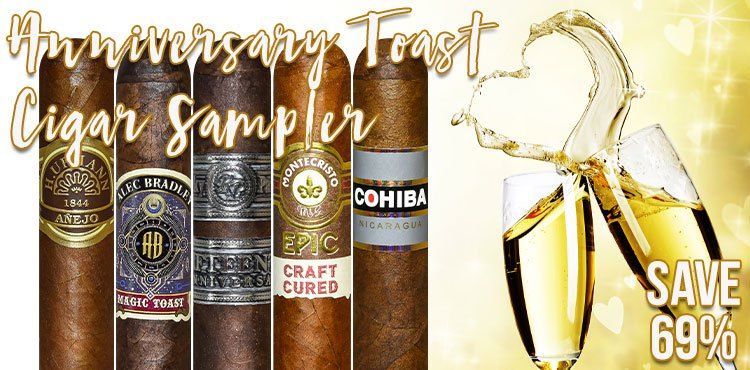 Anniversary Toast Cigar Sampler - Mike's Cigars