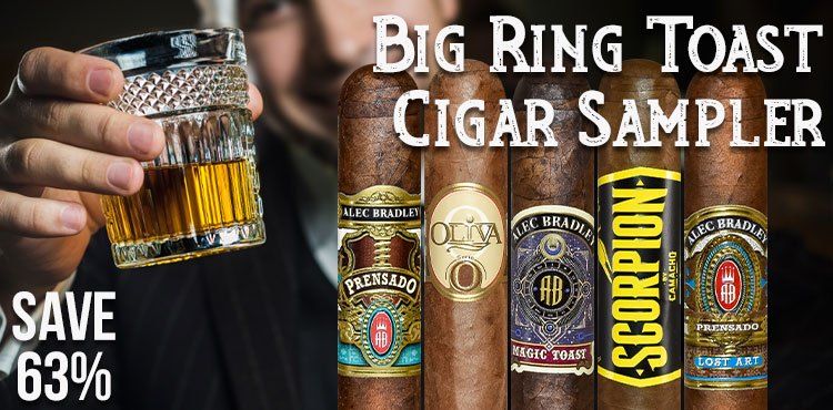 Big Ring Toast Cigar Sampler - Mike's Cigars