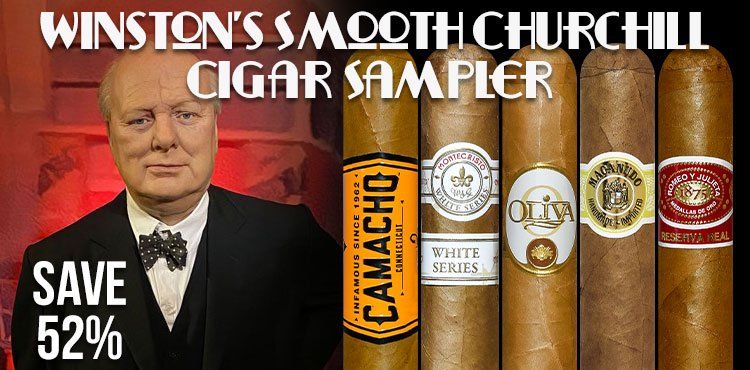 Winstons Smooth Churchill Cigar Sampler - Mike's Cigars