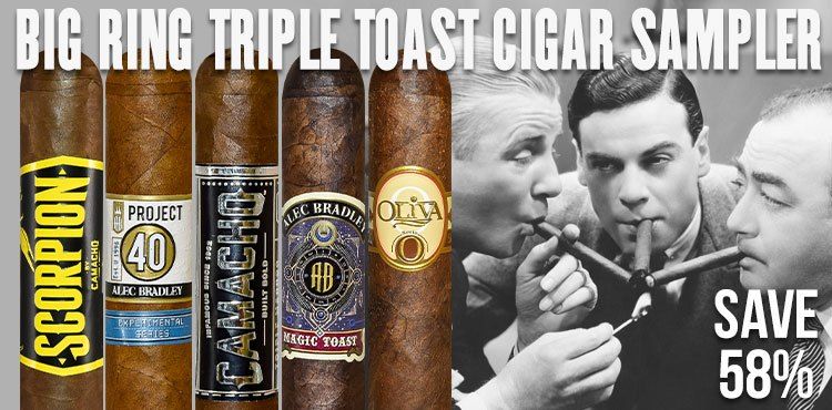 Big Ring Triple Toast Cigar Sampler - Mike's Cigars
