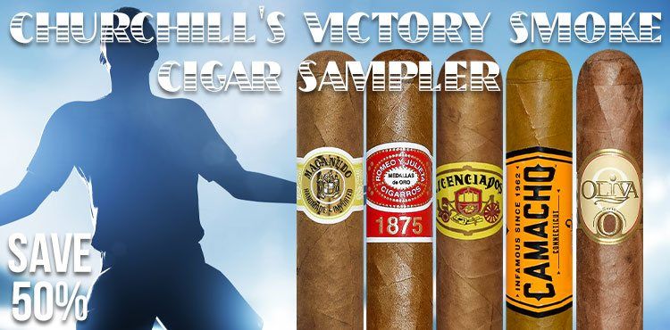 Churchill's Victory Smoke Cigar Sampler - Mike's Cigars