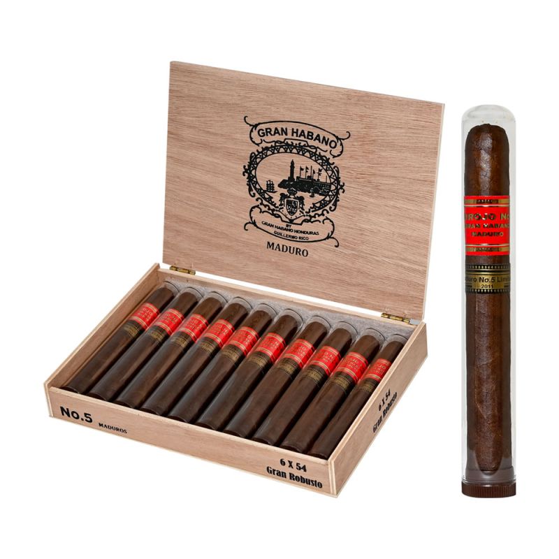 Gran Habano #5 Corojo Maduro Gran Robusto Tube Maduro - Mike's Cigars