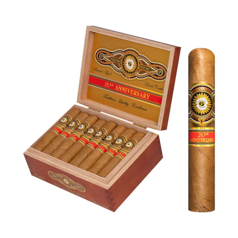 Perdomo 20th Anniversary Connecticut Robusto Natural - Mike's Cigars