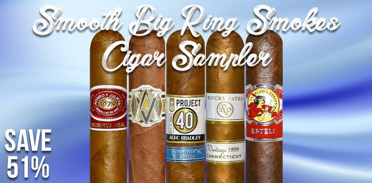 Smooth Big Ring Smokes Cigar Sampler - Mike's Cigars