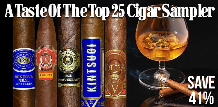A Taste Of The Top 25 Cigar Sampler - Mike's Cigars