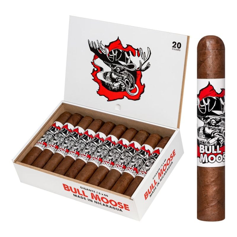Chillin Moose Bull Moose Gigante Natural - Mike's Cigars
