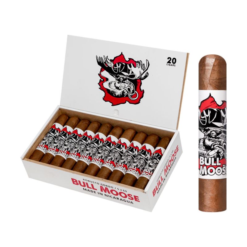 Chillin Moose Bull Moose Robusto Gordo Natural - Mike's Cigars
