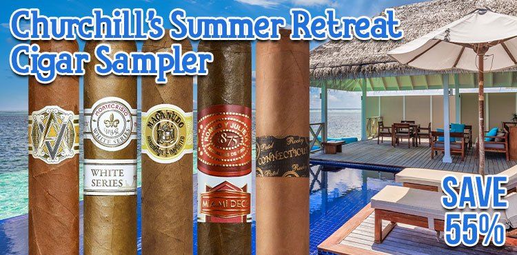 Churchill's Summer Retreat Cigar Sampler - Mike's Cigars