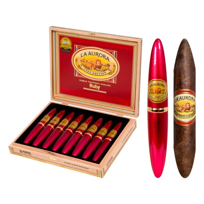 La Aurora Preferidos Ruby Maduro No. 2 Tubes - Mike's Cigars