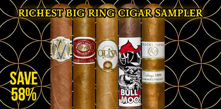 Richest Big Ring Cigar Sampler - Mike's Cigars