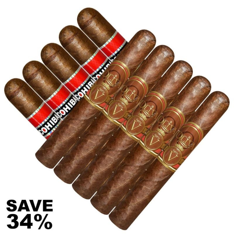 Double Stack Cohiba vs Oliva V Robusto - Mike's Cigars