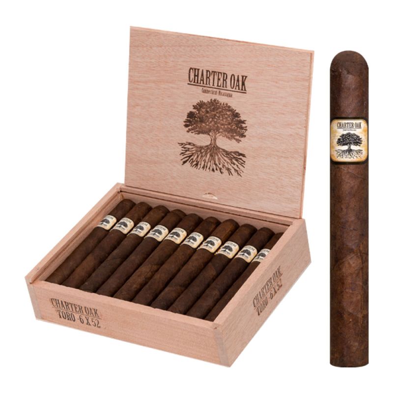 Charter Oak Connecticut Broadleaf Maduro Toro - Mike's Cigars