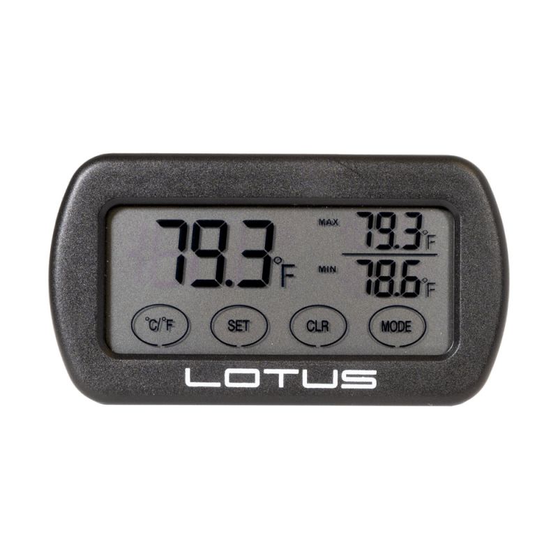 Lotus Digital Hygrometer and Thermometer - Mike's Cigars